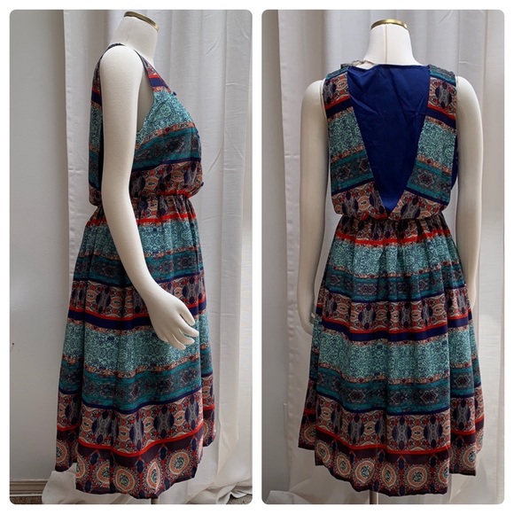 ASOS | Dresses | Lavand Spanish Batik Print Full Skirt Sundress | Poshmark